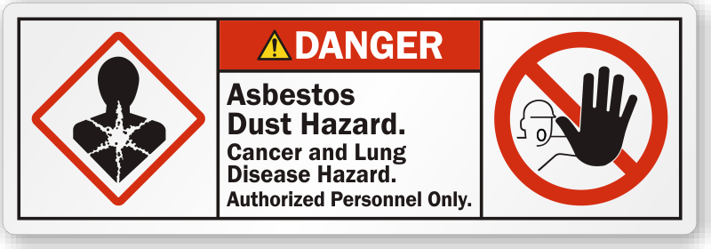 Asbestos Removal Signage