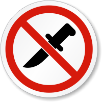 Knife Safety Symbol